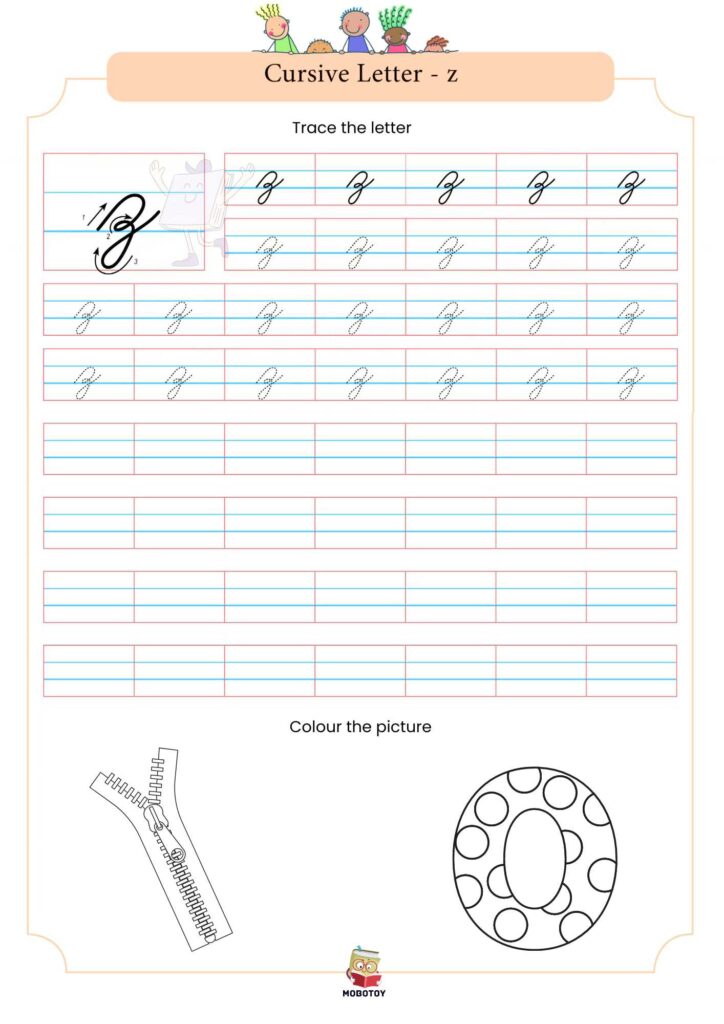 Cursive writing a to z small letters - Mobotoy